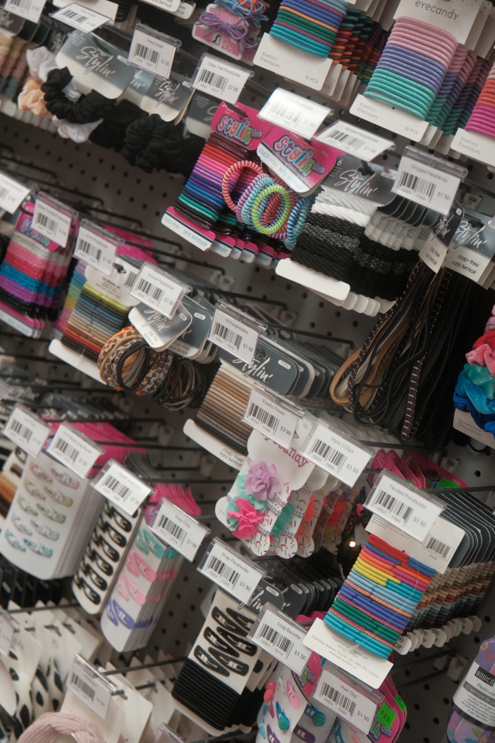 Hair Accessories Section - Dollar Xpress