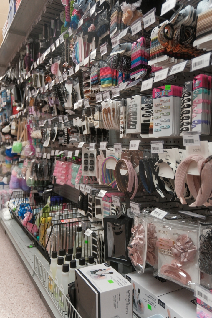 Hair Accessories Section - Dollar Xpress