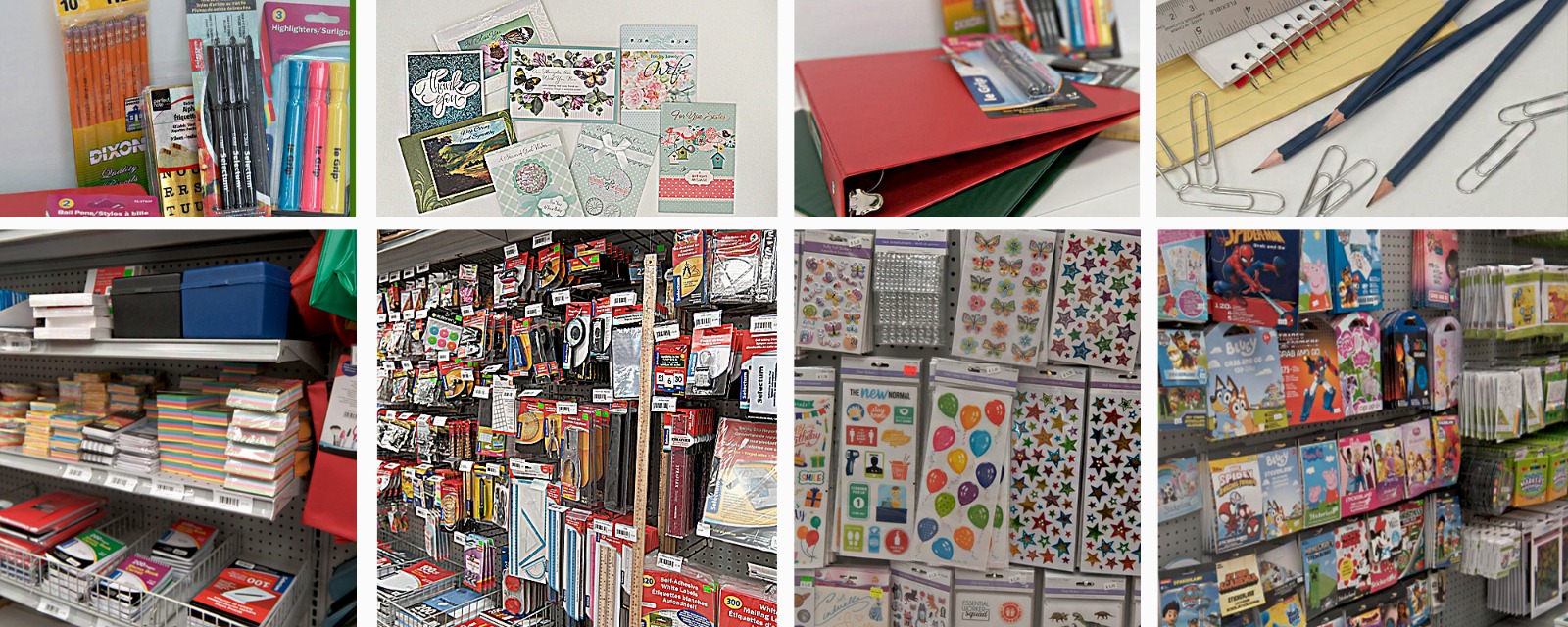 Stationery Section - Dollar Xpress